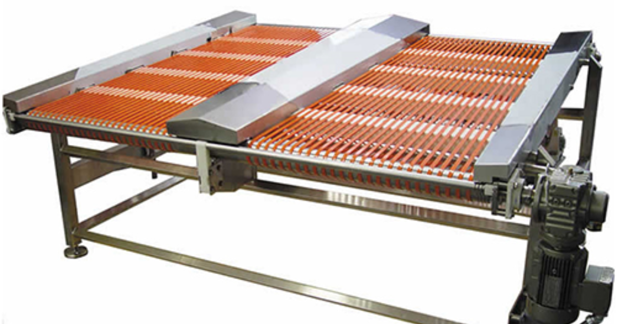 Product Spreader Conveyors for Food Systems | Kleenline